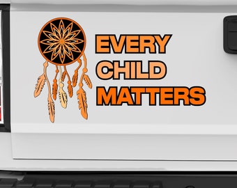 Every Child Matters Hand Print Decal Bumper Sticker Vinyl - Etsy Canada