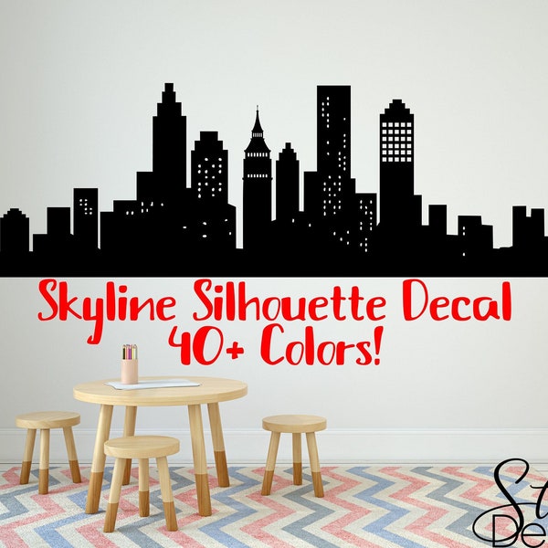 Skyline Decal - Etsy