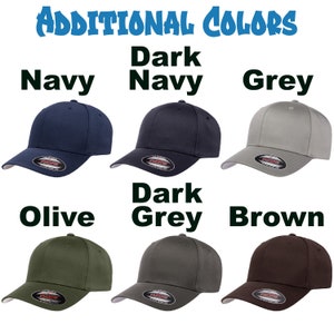 Custom Flexfit Baseball Cap Custom Cap Custom Company Logo Hats Flex Fit Hats Custom Hat Logo ...
