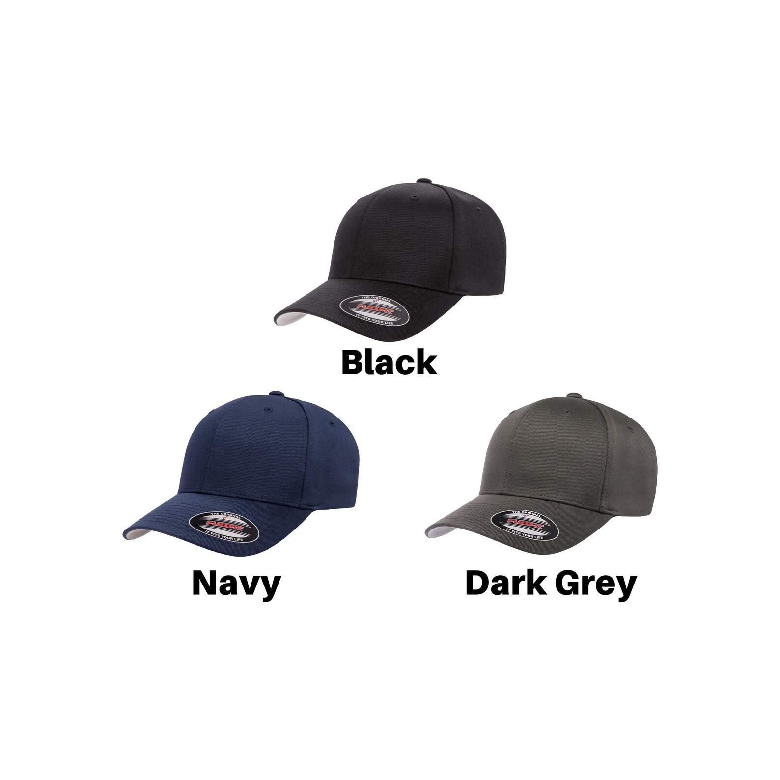 Custom 2XXL Flexfit Baseball Hat - Extra Large Hats - Custom Company ...