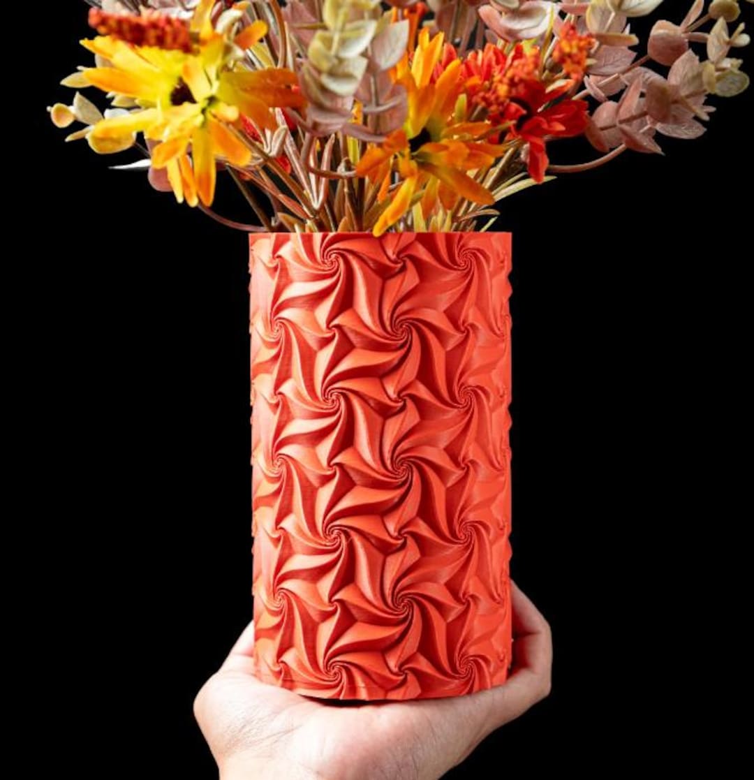Custom Printed Indoor Flower Vase - Flower Vase - Modern Vase- Dried ...
