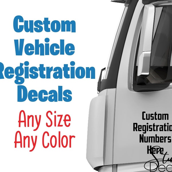 Tractor Trailer Decals - Etsy