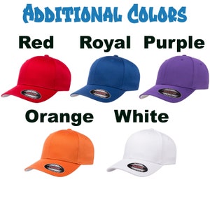 Custom Flexfit Baseball Cap Custom Cap Custom Company Logo Hats Flex ...