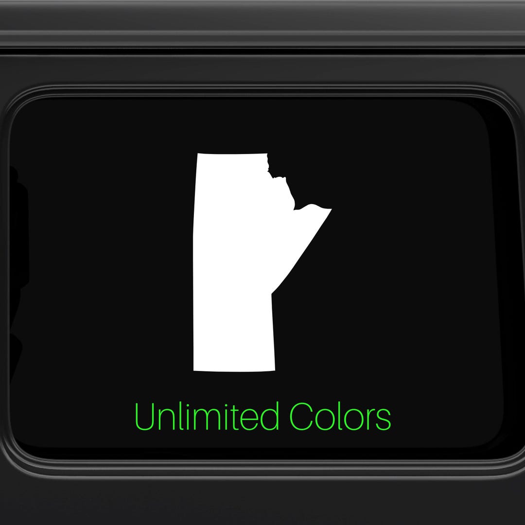 Manitoba Decal Province Vinyl Decal (multiple Sizes and Colors ...