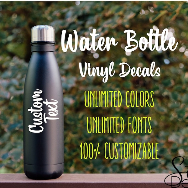 Water Bottle Decals - Etsy