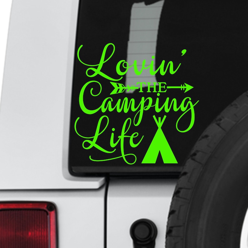 Camping Life Window Decal Camping Decal Camping Sticker | Etsy
