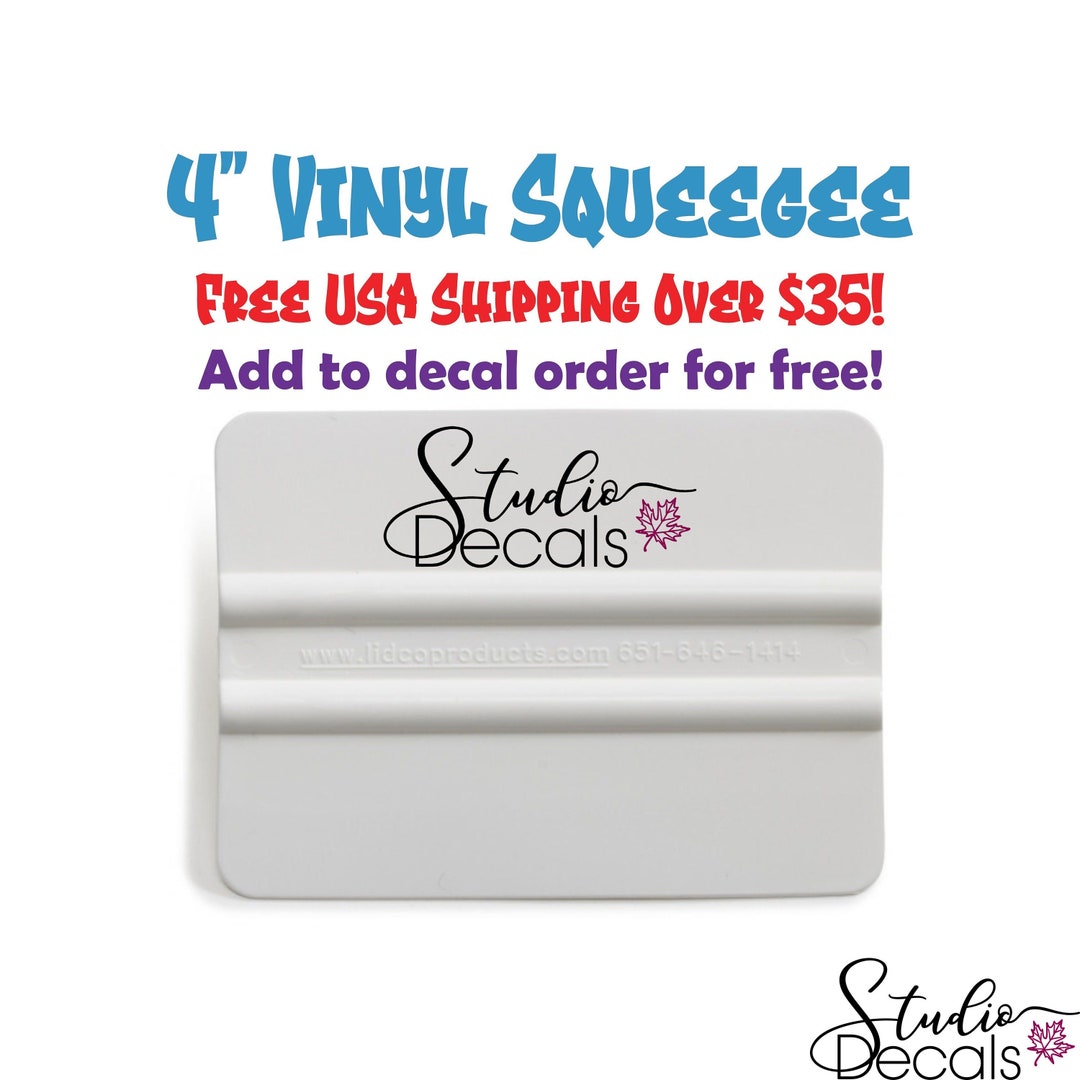 4" Vinyl Squeeqee - Vinyl Tools - Vinyl Applicator - Applicator Tool ...