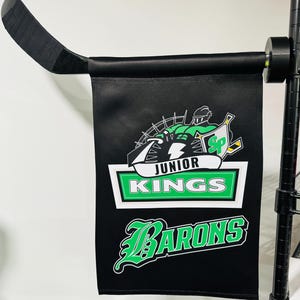 Custom Magnetic Team Locker Room Door Flag - Hockey Team Flag - Change ...