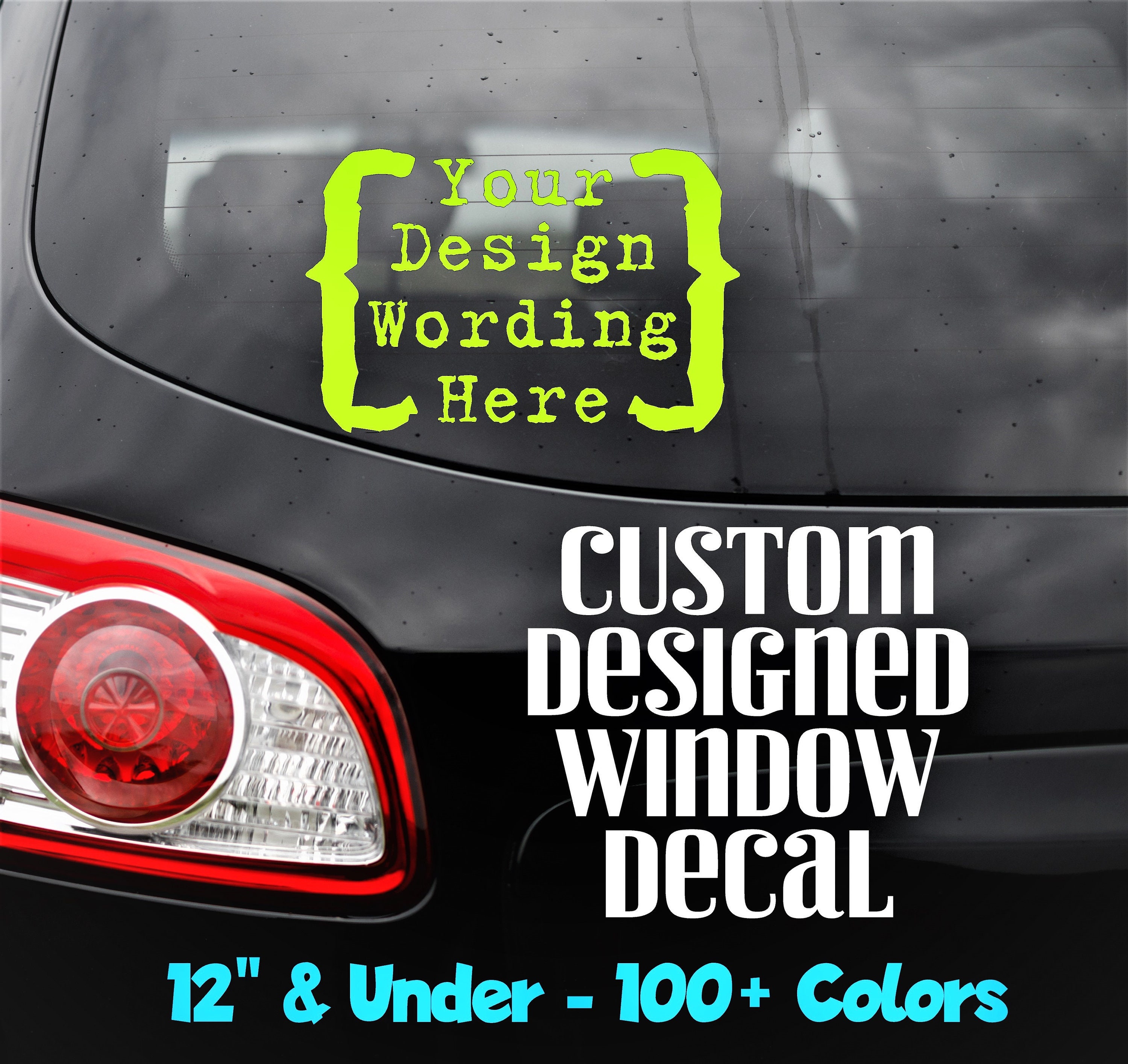 Custom Car Window Stickers Sale Discount Save 58 Jlcatj gob mx