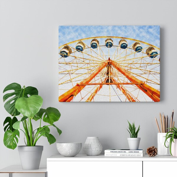 Carnival Ride Photo - Etsy