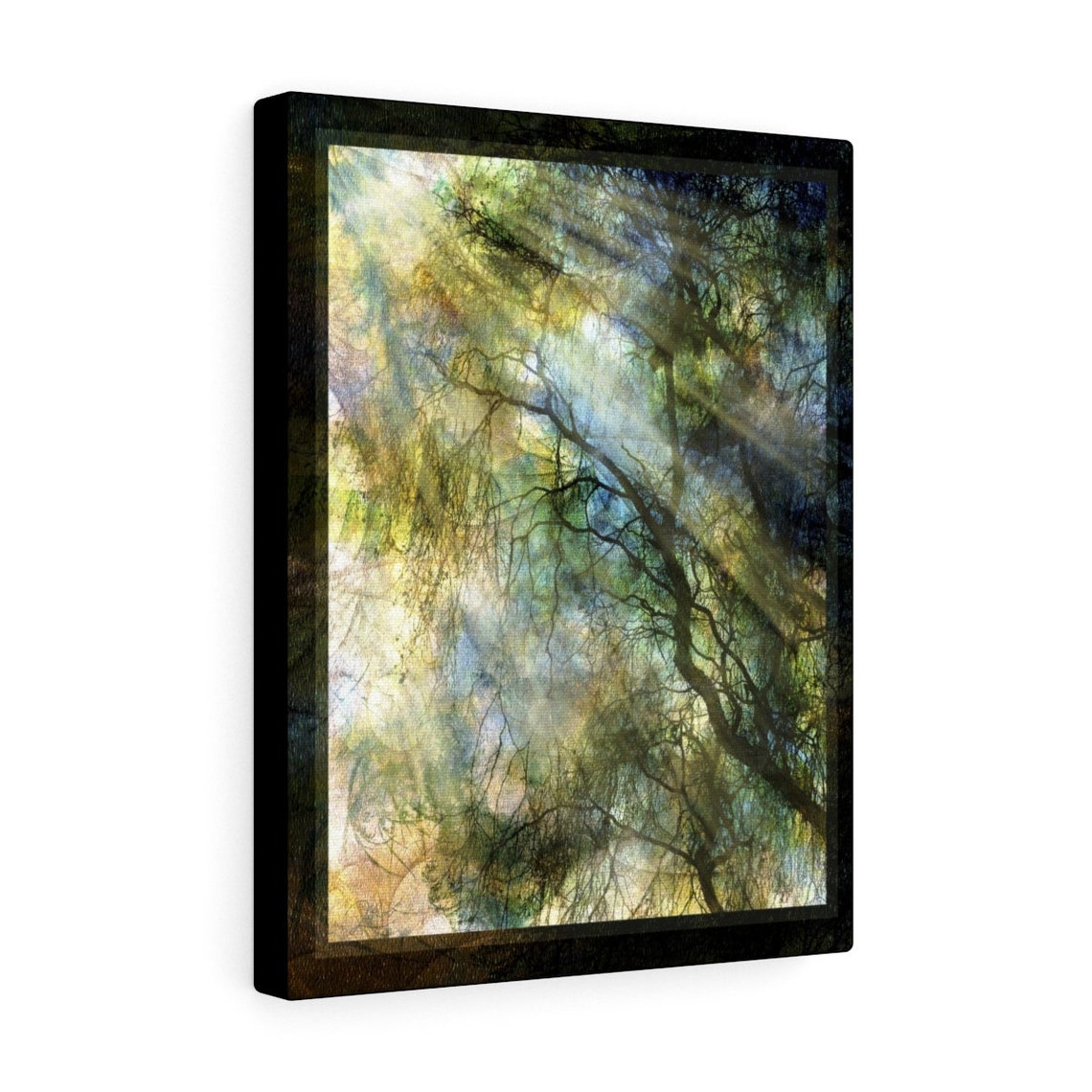 Tree Wall Decor Tree Wall Art Digital Painting Ready to - Etsy