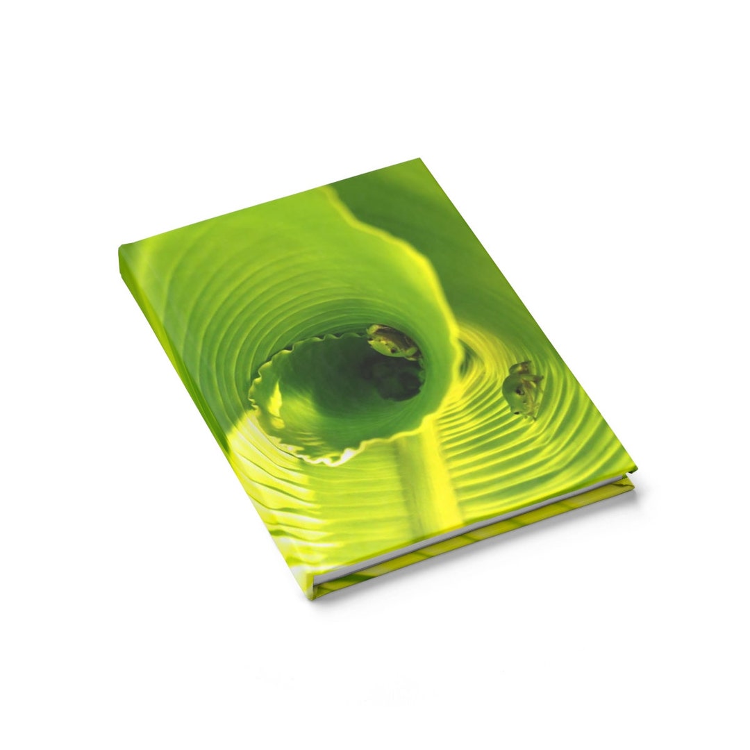 Green Tree Frog Journal Diary Blank Lined Hardcover Frog - Etsy