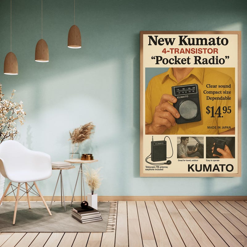 Transistor radio 70s - Etsy Italia