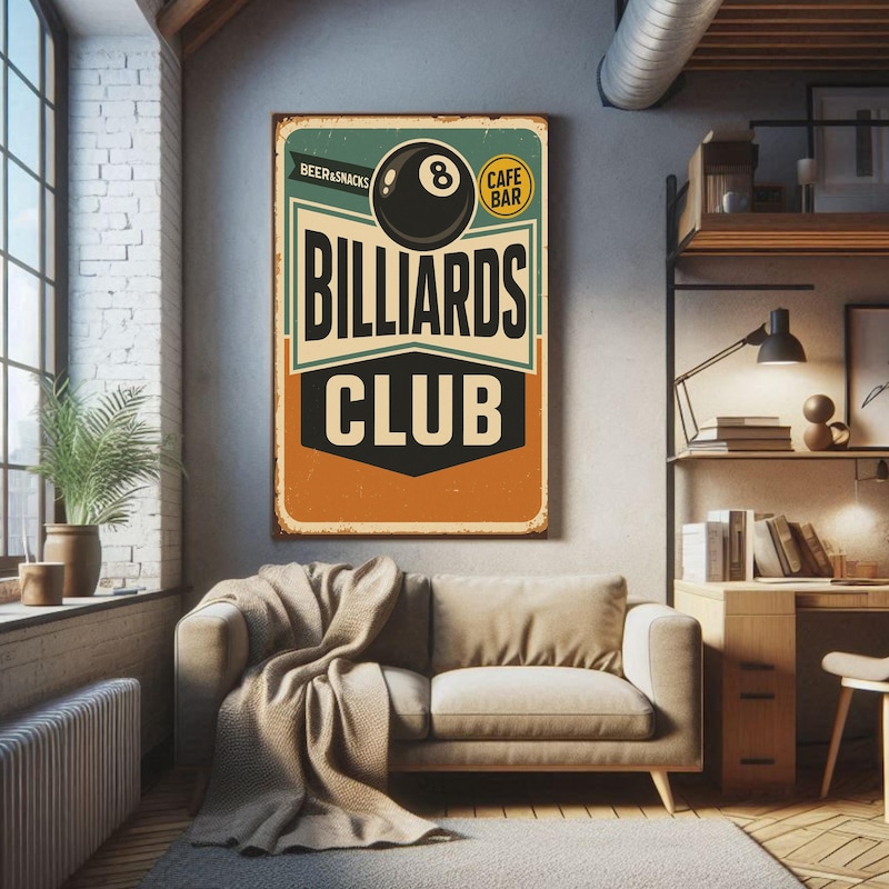 Billiards Wall Art - Etsy