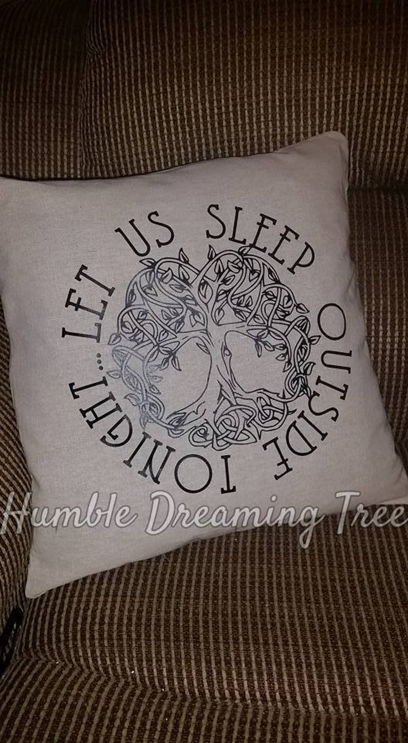 Let Us Sleep Outside Tonight one Sweet World | Etsy
