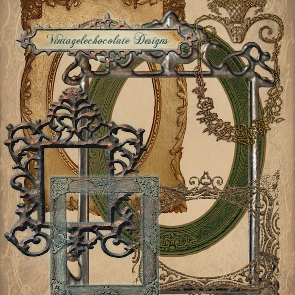 Fancy Digital Frames - Etsy