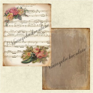 Digital Paper, Digital Scrapbook Papers, Victorian Floral Background ...