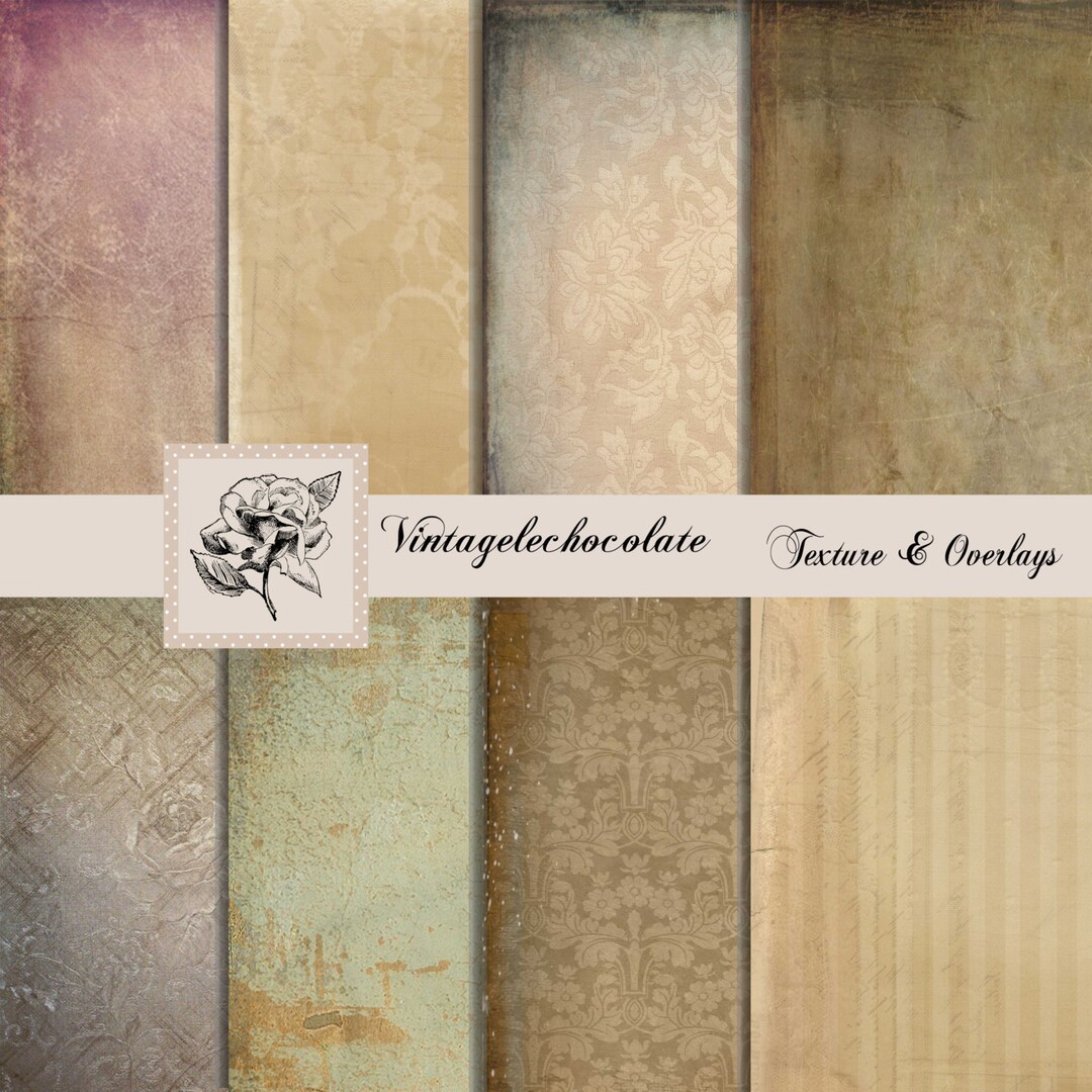 Printable Scrapbook Paper Photo Overlay and Background - Etsy