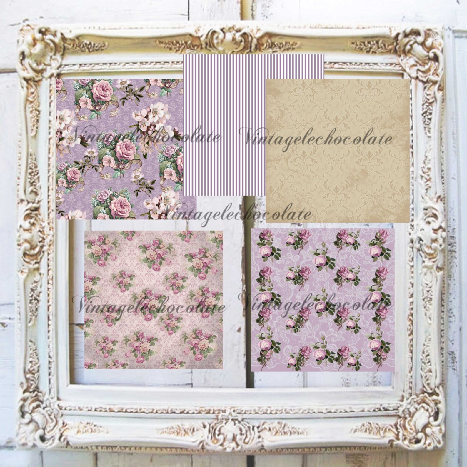 Digital Scrapbook Paper Digital Paper Digital Shabby Paper - Etsy