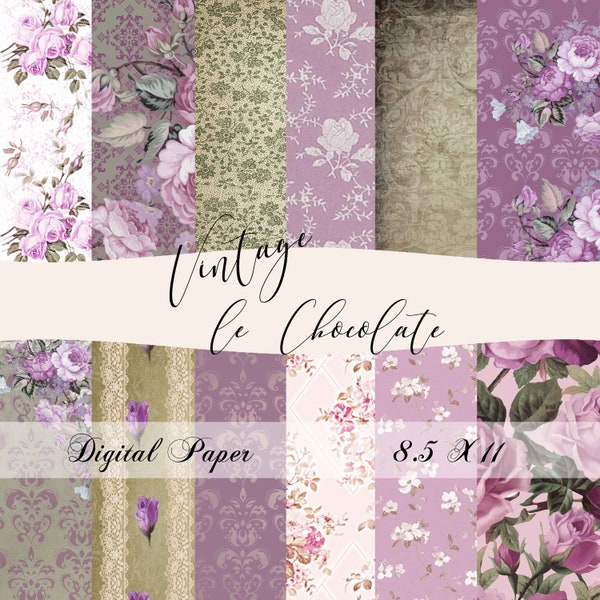 Digital Scrapbook Paper - Etsy