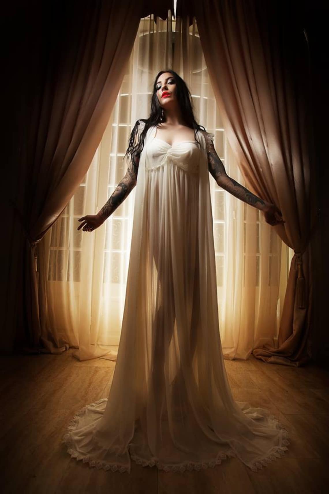 Velvet Renaissance Gown Art Deco Velvet Nightgown Velvet and - Etsy