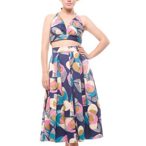 Colorful/white Short Bra Top, Short Top, Vintage Inspired Short Top - Etsy