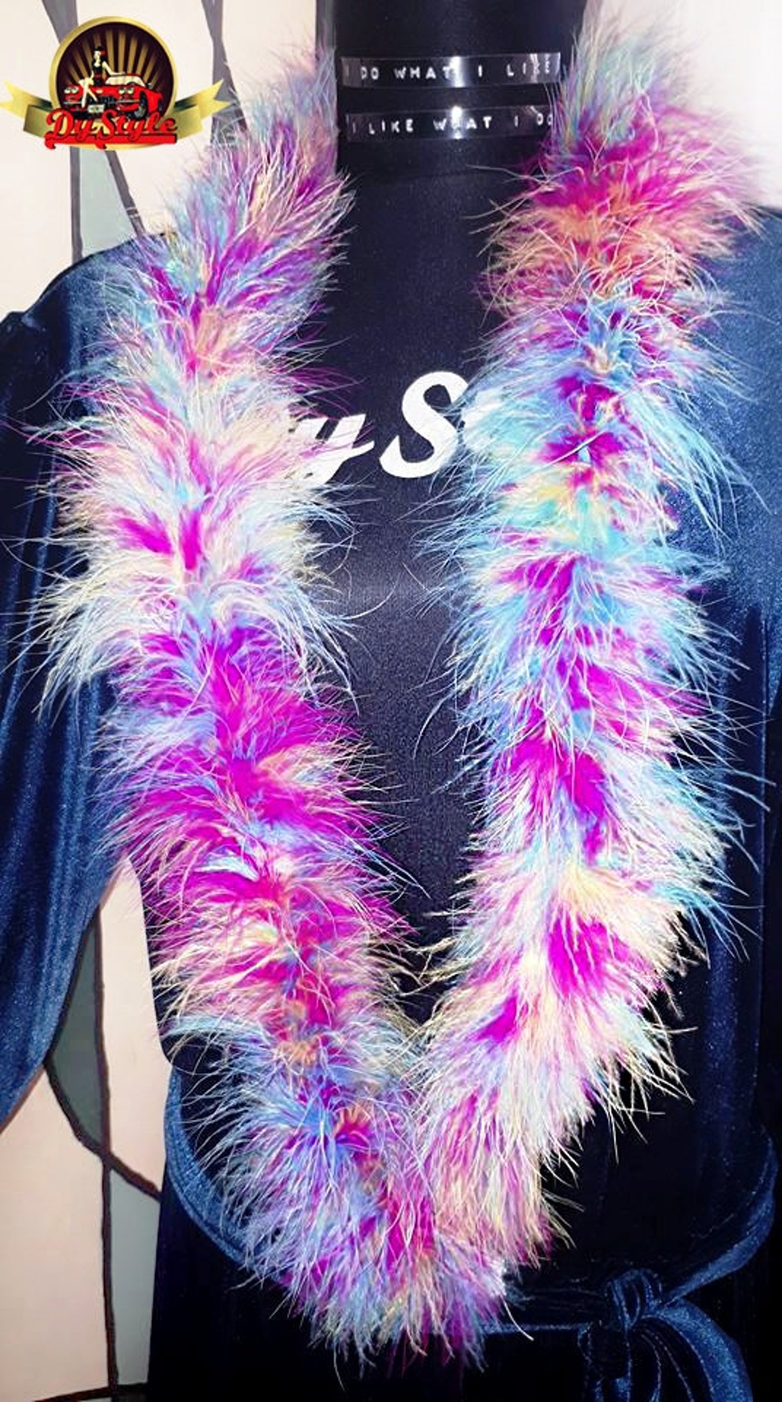 Multicolor Feathers Velvet Robe Velvet Teal Blue Gown Velvet - Etsy