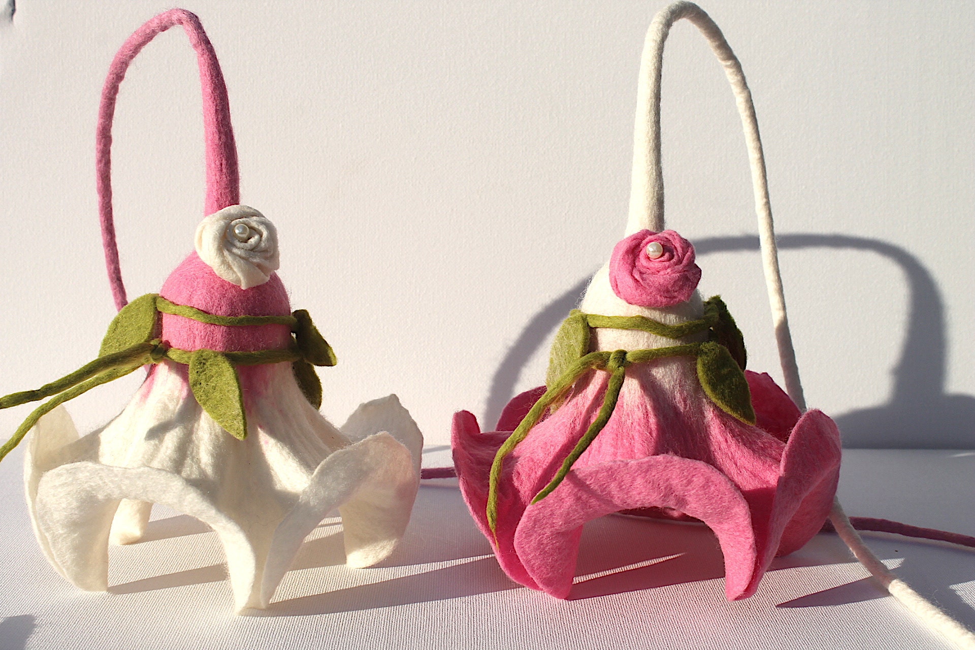 Filz Blume als Deko für das Fenster oder als Geschenk - Etsy.de