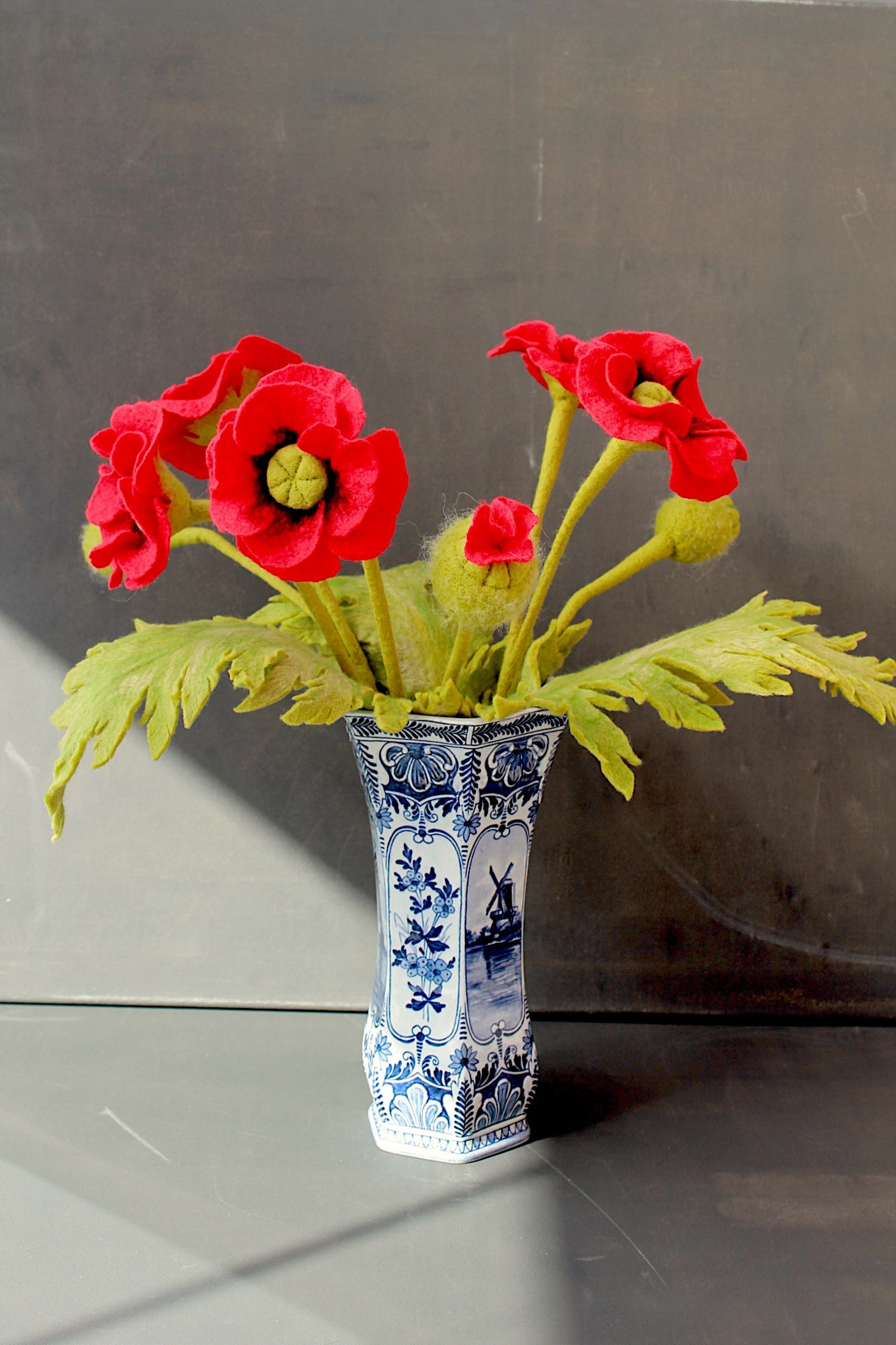 Great Poppies for the Country Style for All Lovers of Felt - Etsy