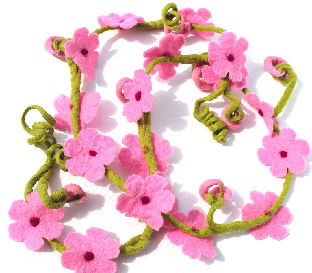 Glamorous Tender Little Red Poppy Garland. A Decoration for the ...