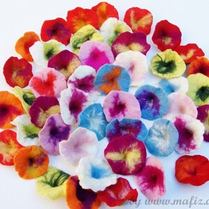 10 Pieces of Colorful Flowers for Making Jewelry, for Decorating for ...