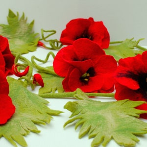 Glamorous Tender Little Red Poppy Garland. A Decoration for the ...
