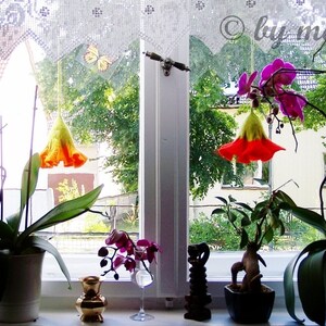 Elegant Hanging Flower for the Window in Pink U.pink a Special Gift for ...
