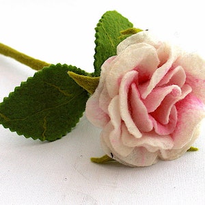 Handmade, White Rose, Mother's Day for Mother's Day, a Noble High ...