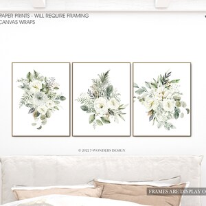 Botanical Plant Art Prints Farmhouse Eucalyptus Watercolor Flowers ...