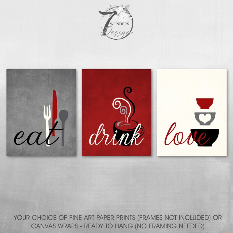 Kitchen Wall Art - Etsy