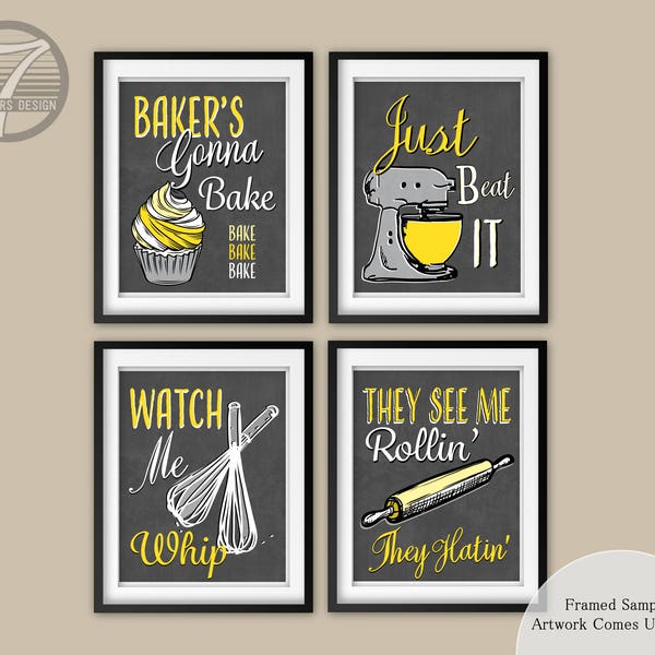 Funny Kitchen Art - Etsy