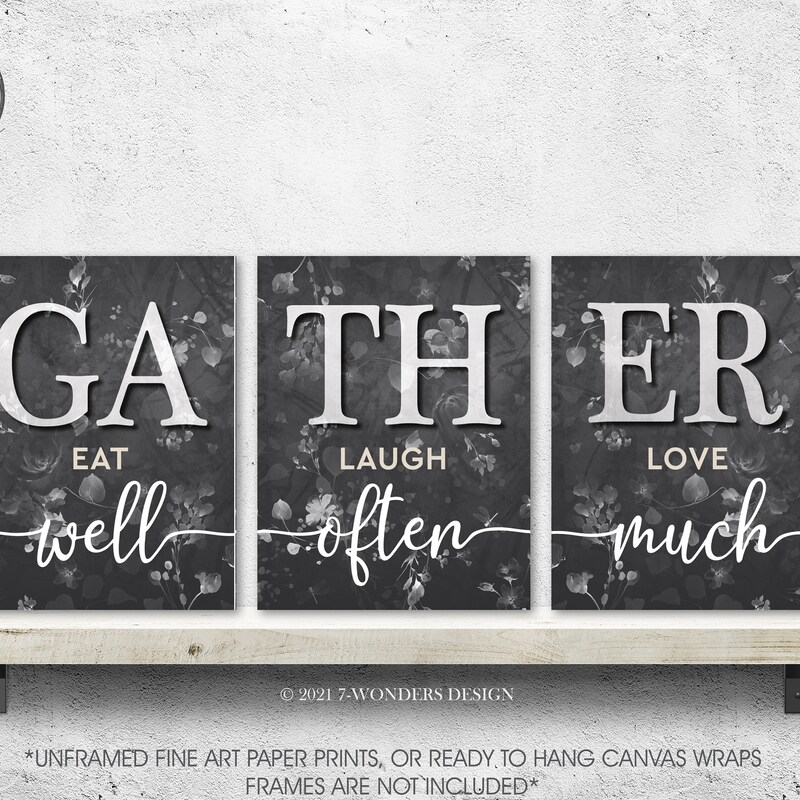Gather Eat Laugh - Etsy
