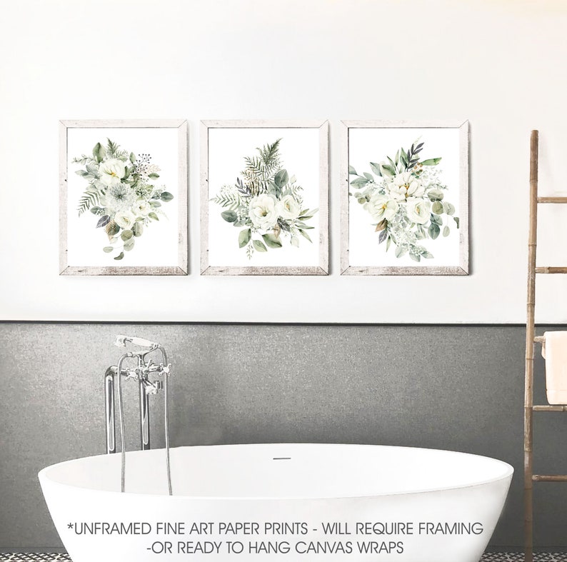 Botanical Plant Art Prints Farmhouse Eucalyptus Watercolor - Etsy