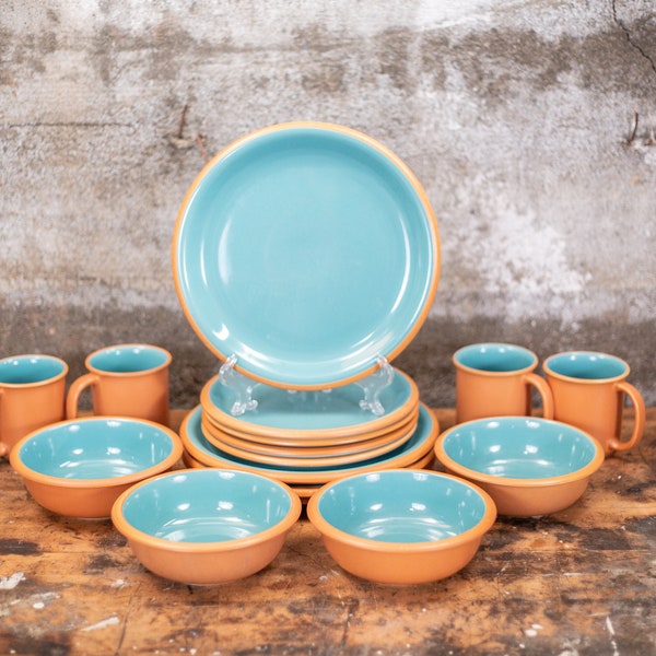 Turquoise Dinnerware - Etsy