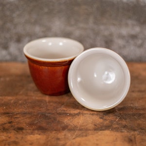 Vintage Hall Ceramic Custard Cups, Set of 2 USA Pottery Prep Bowls, - Etsy