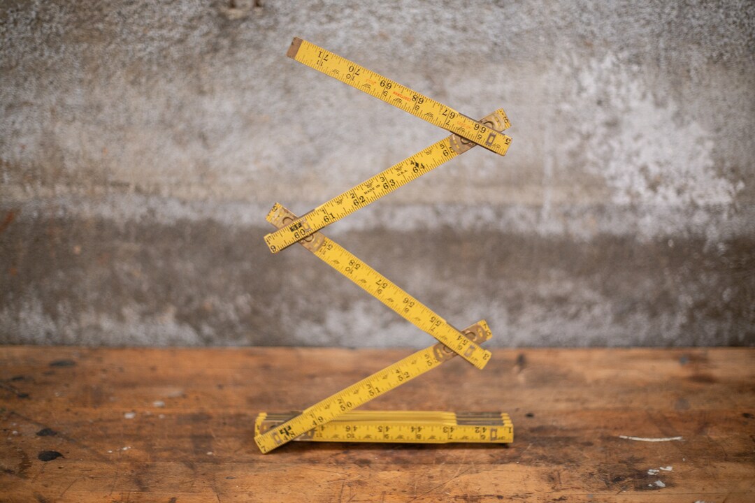 Vintage Craftsman Folding 6 Foot Ruler | Classroom Decor | Wood and ...