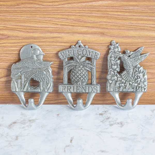 Pewter Coat Hooks - Etsy