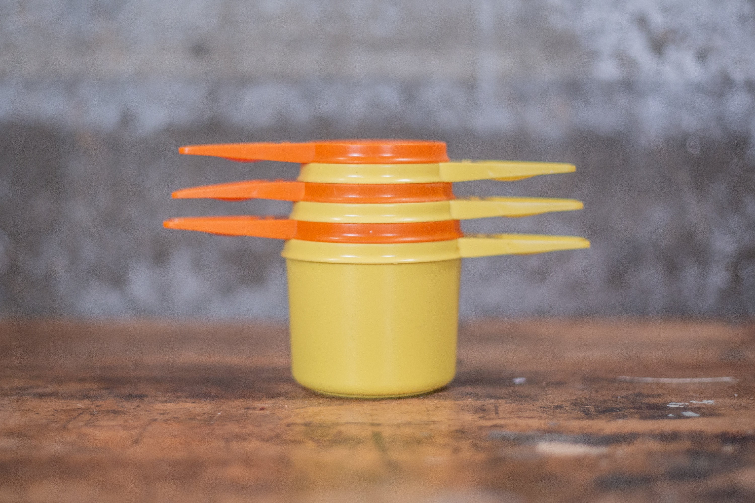 Vintage Tupperware Measuring Cup Set Multi Color Tupperware | Etsy