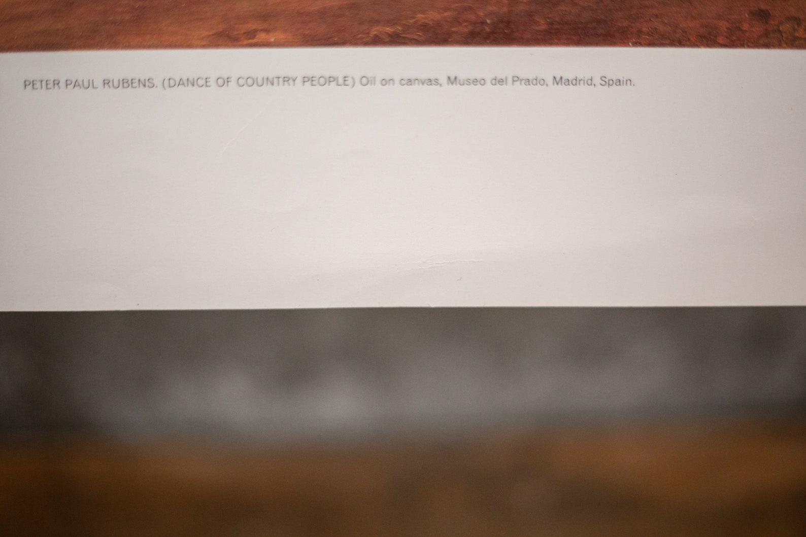 Vintage Lithograph | Peter Paul Rubens Dance of the Country People ...