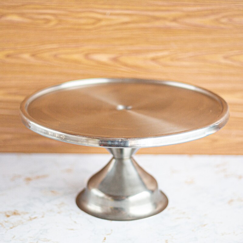 Silver Cake Stand - Etsy