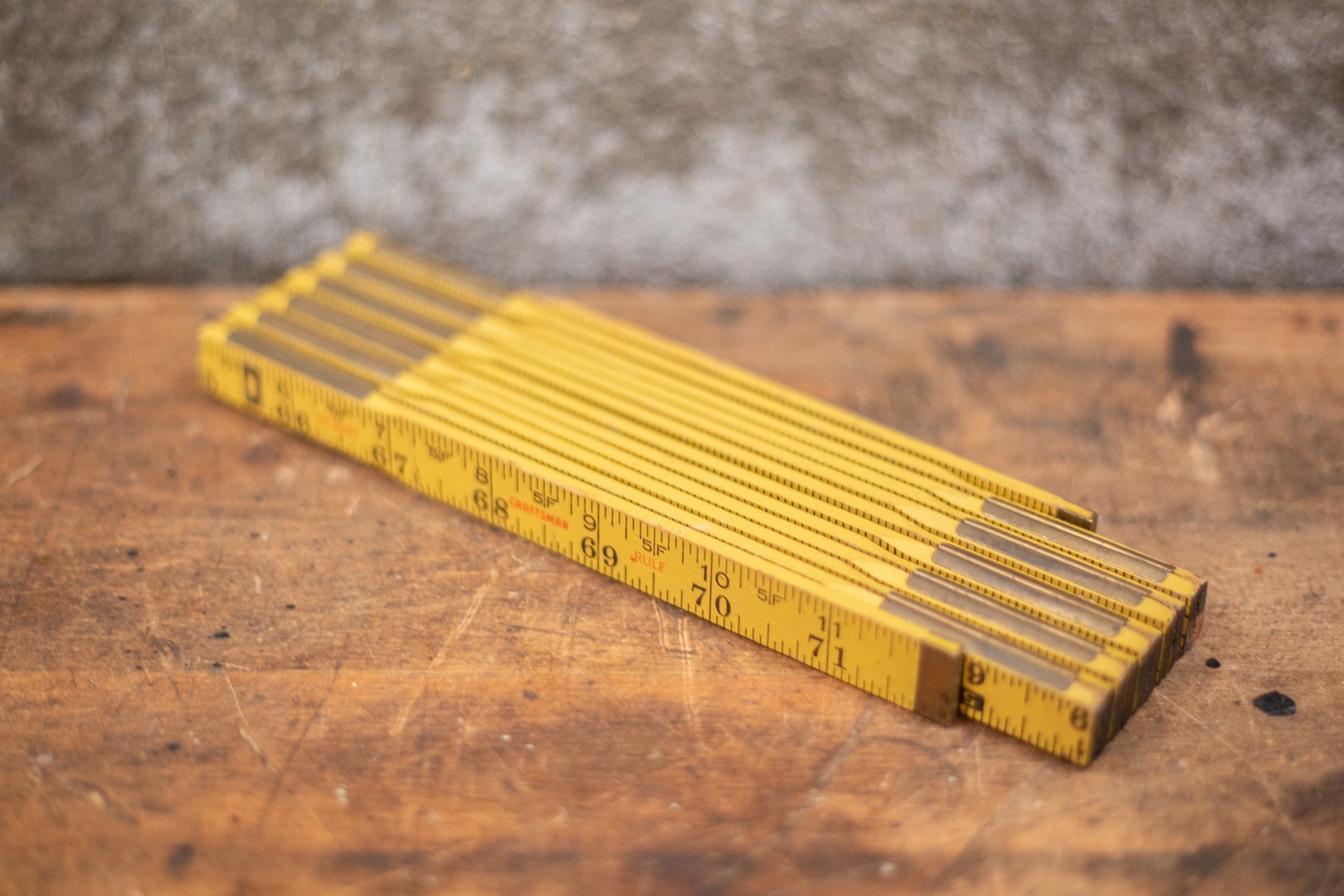 Vintage Craftsman Folding 6 Foot Ruler Classroom Decor - Etsy