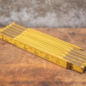 Vintage Craftsman Folding 6 Foot Ruler | Classroom Decor | Wood and ...