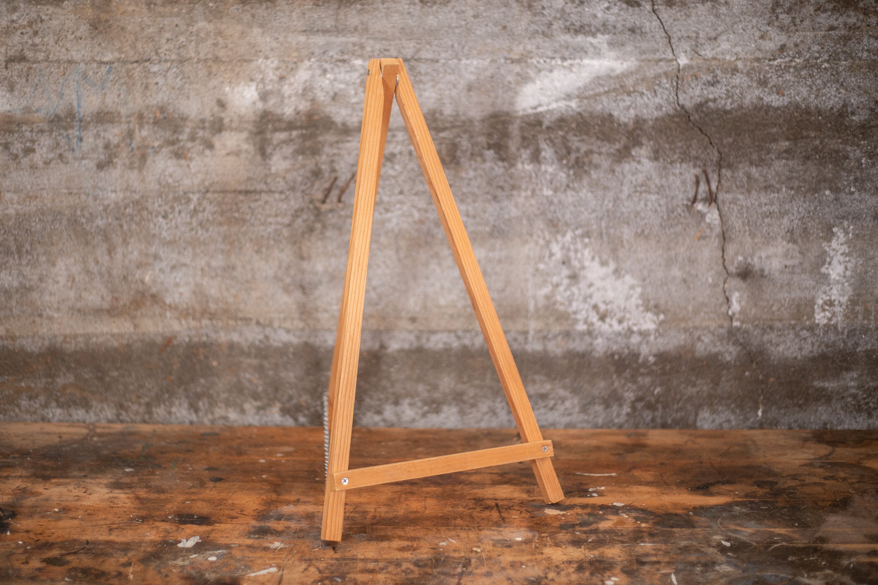 Vintage Tabletop Easel Tabletop Art Sign Display Easel | Etsy