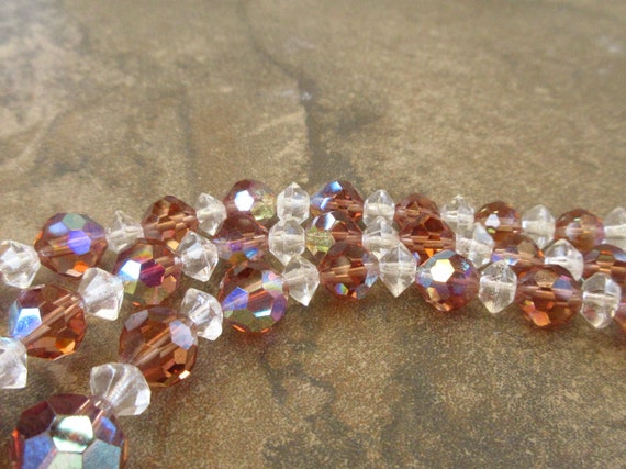 Vintage Japanese 1950s Three Strand Light Smoked Topa… - Gem